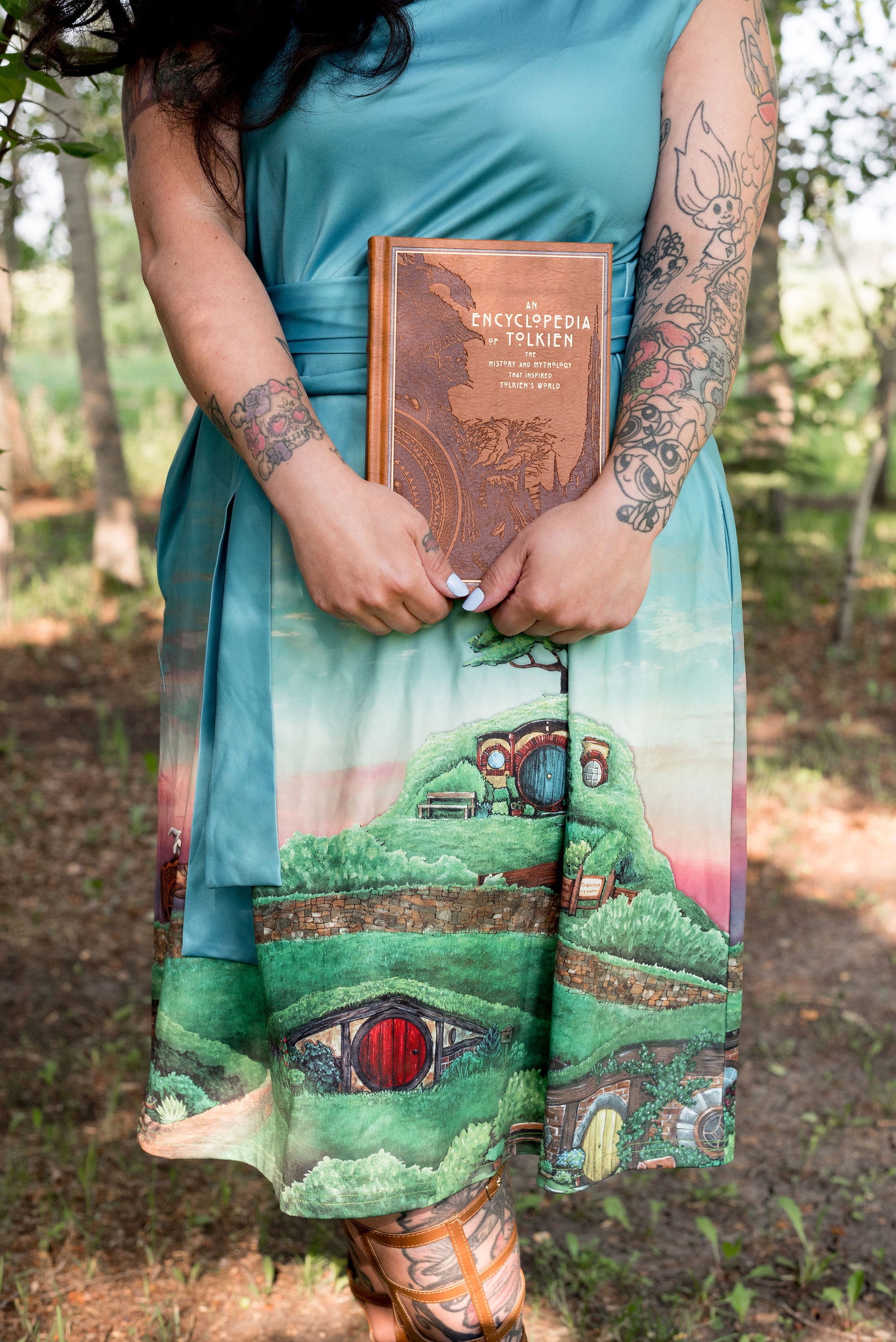 The Shire Tie Wrap Dress — Kay Pop Art Studio