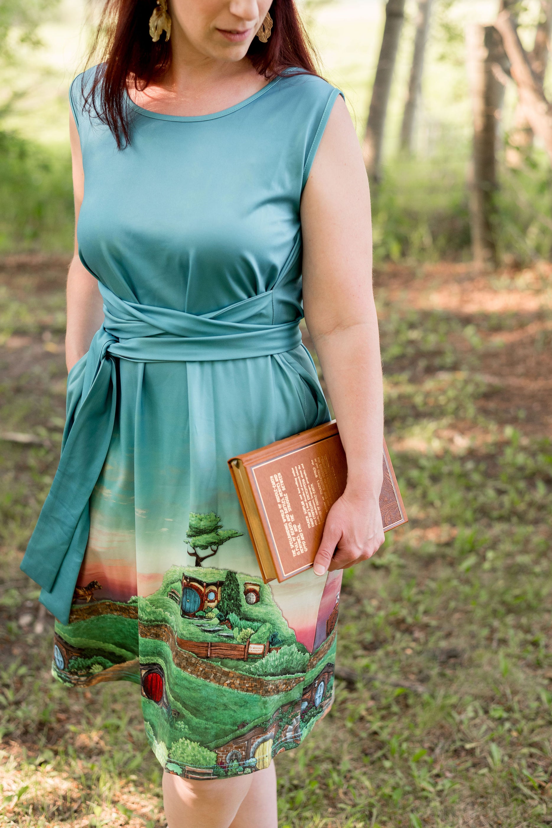 The Shire Tie Wrap Dress — Kay Pop Art Studio