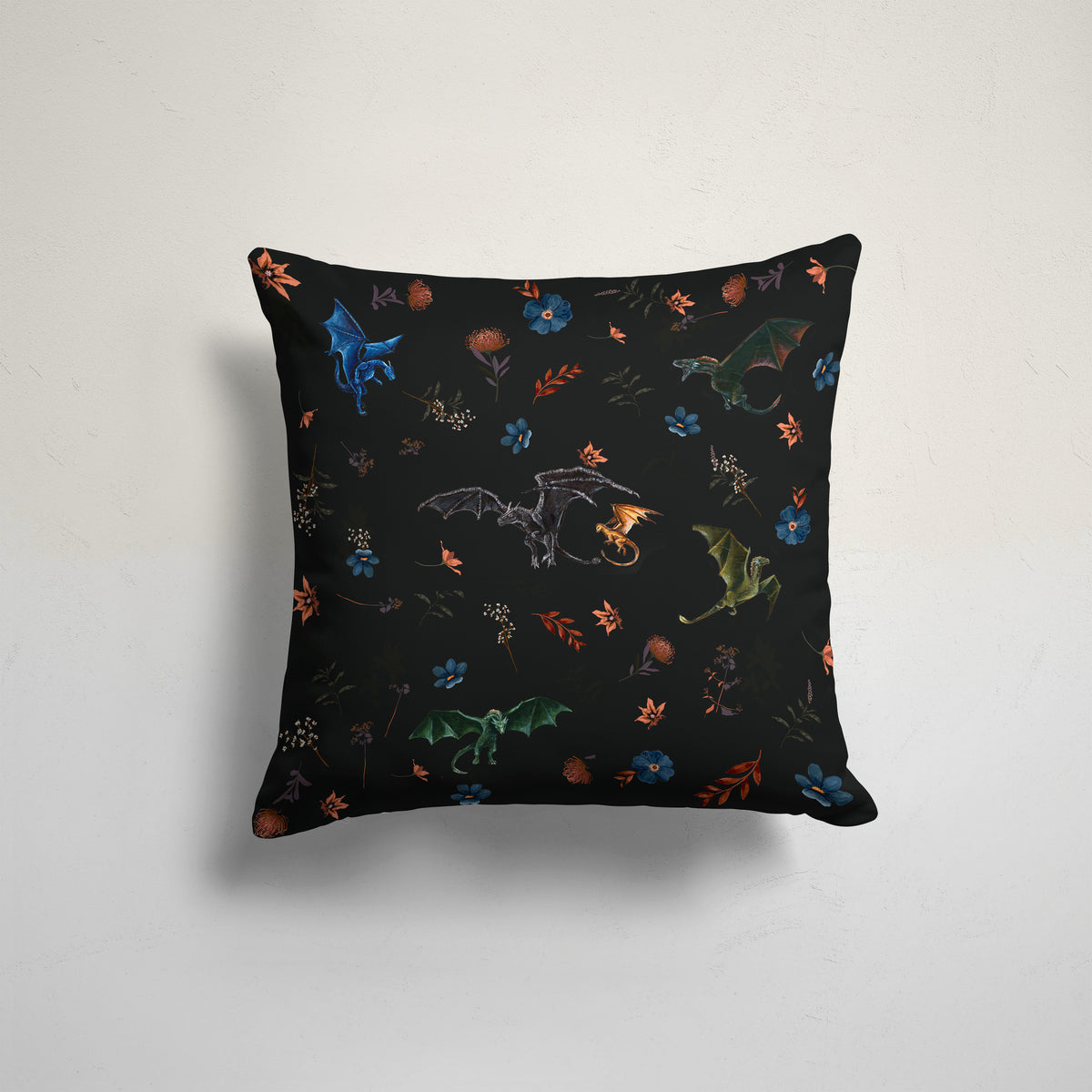 Pillow Case of Dragons — Kay Pop Art Studio