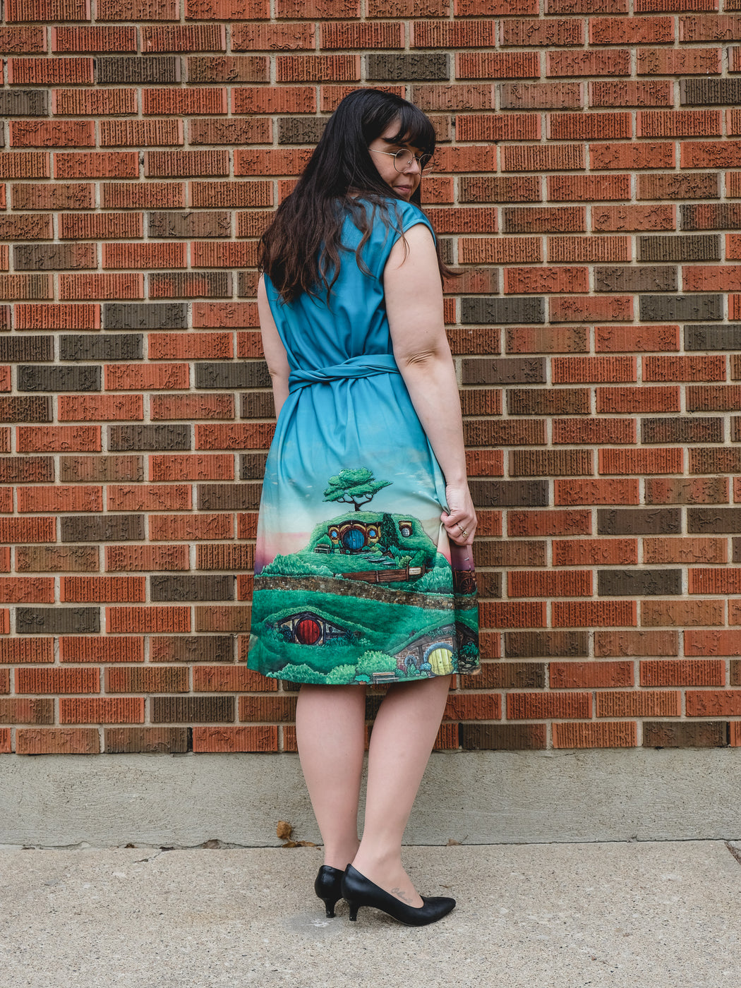 The Shire Tie Wrap Dress — Kay Pop Art Studio