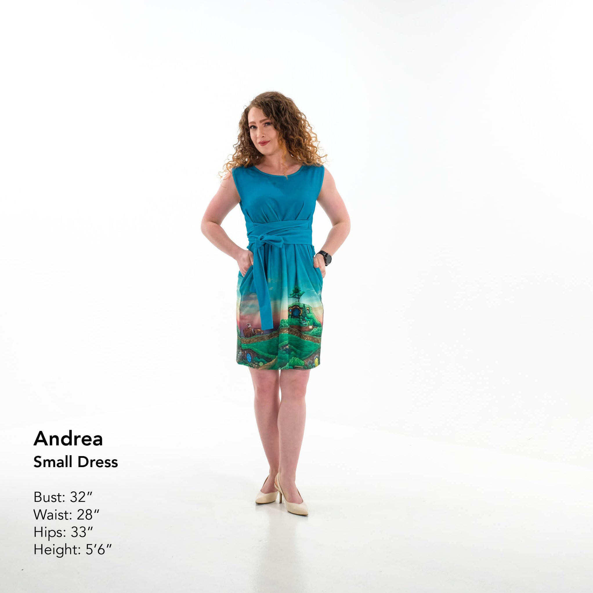 The Shire Tie Wrap Dress — Kay Pop Art Studio