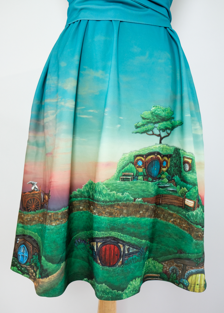 The Shire Tie Wrap Dress — Kay Pop Art Studio