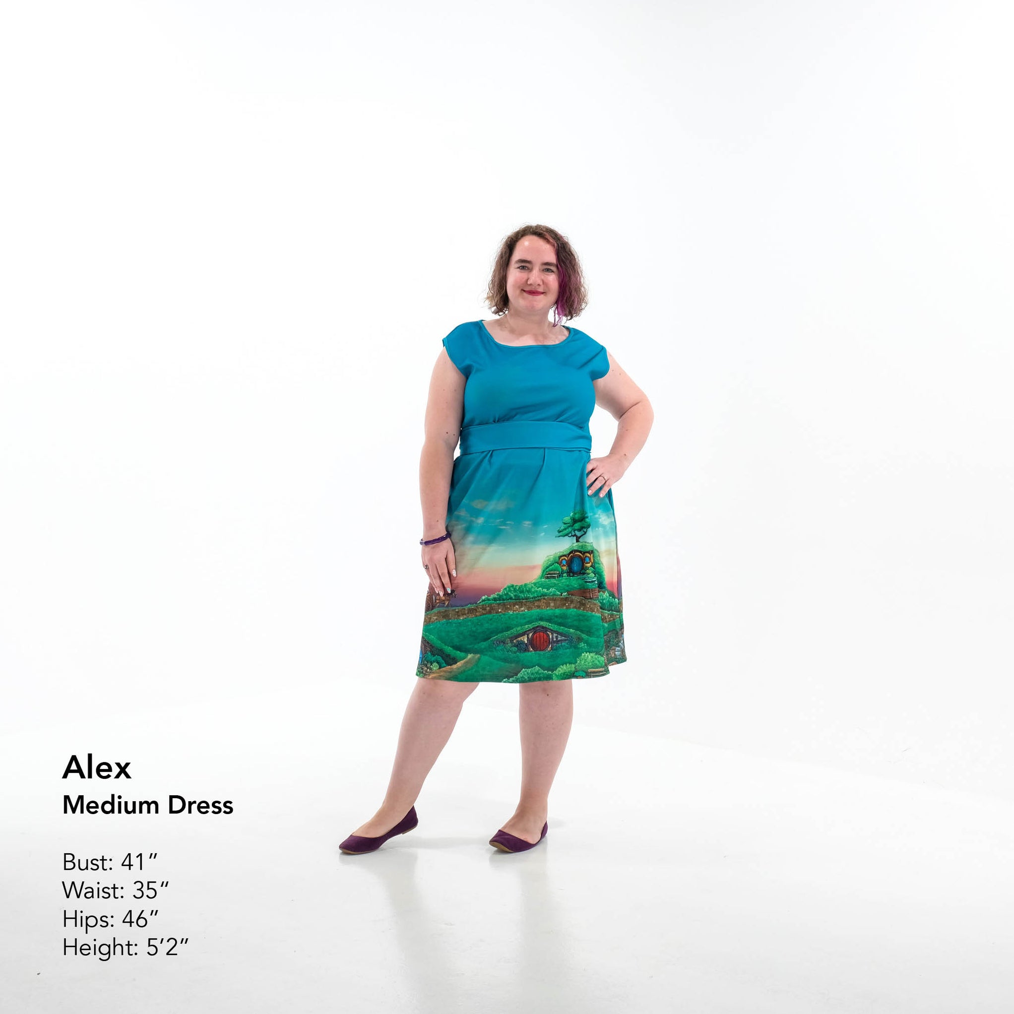 The Shire Tie Wrap Dress — Kay Pop Art Studio
