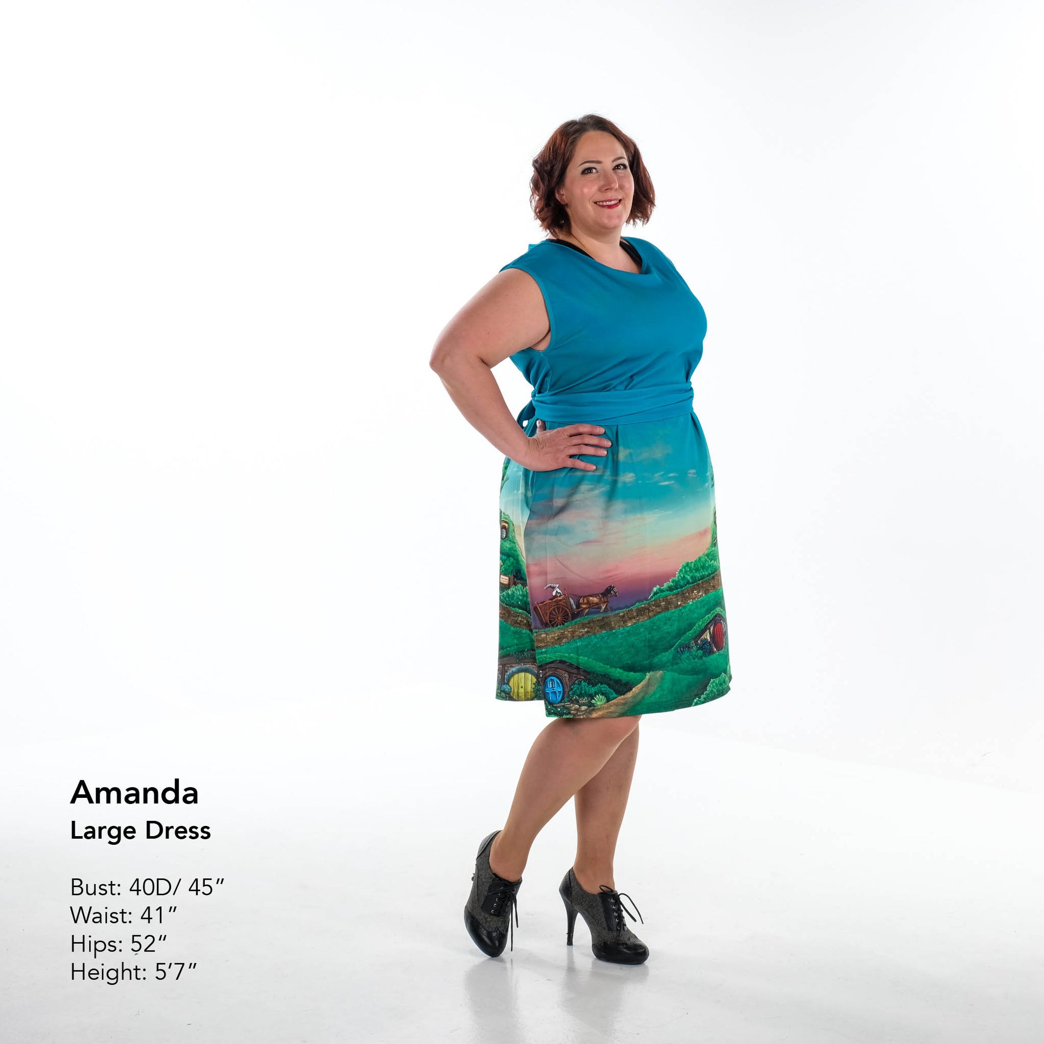 The Shire Tie Wrap Dress — Kay Pop Art Studio